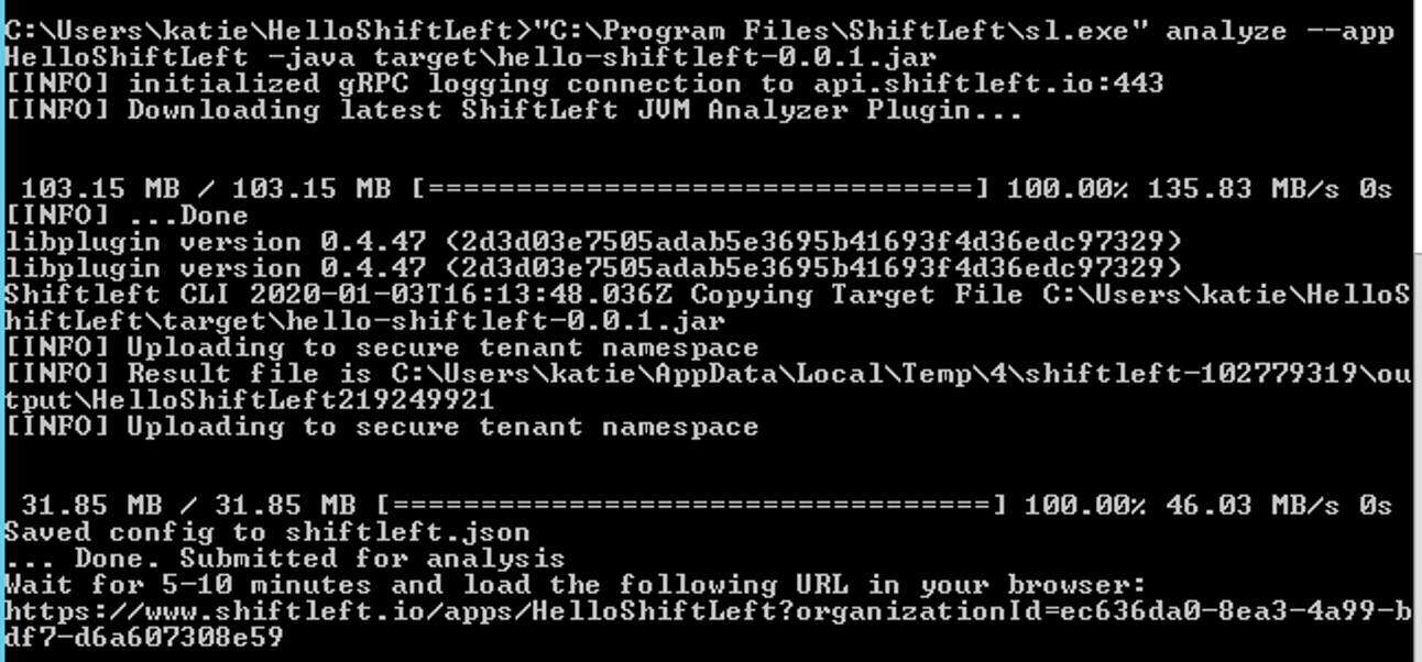 Windows | ShiftLeft Docs